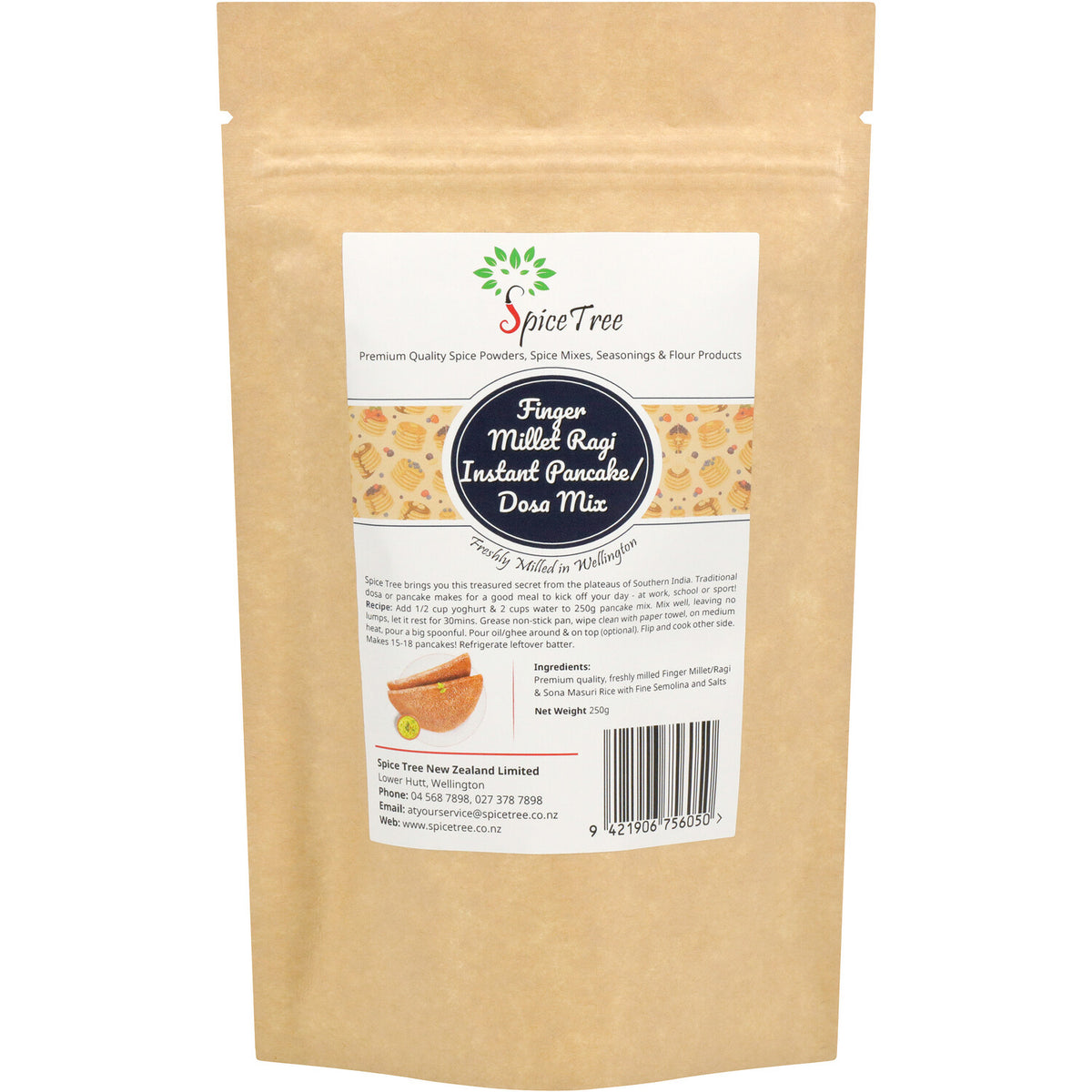 Finger Millet/Ragi Pancake/Dosa Mix - Made in Wellington! – Spice Tree